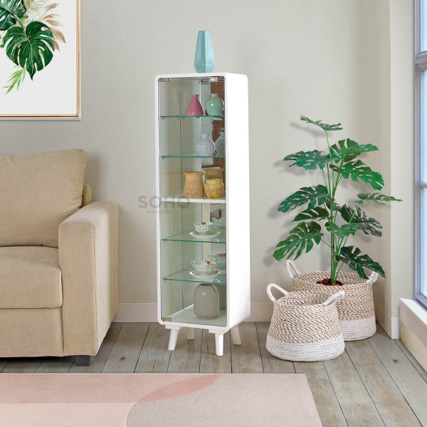 Lemari Pajangan - Mini Showcase Ivory