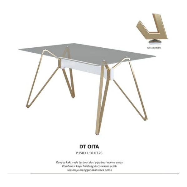 Meja Makan - Oita Dining Table