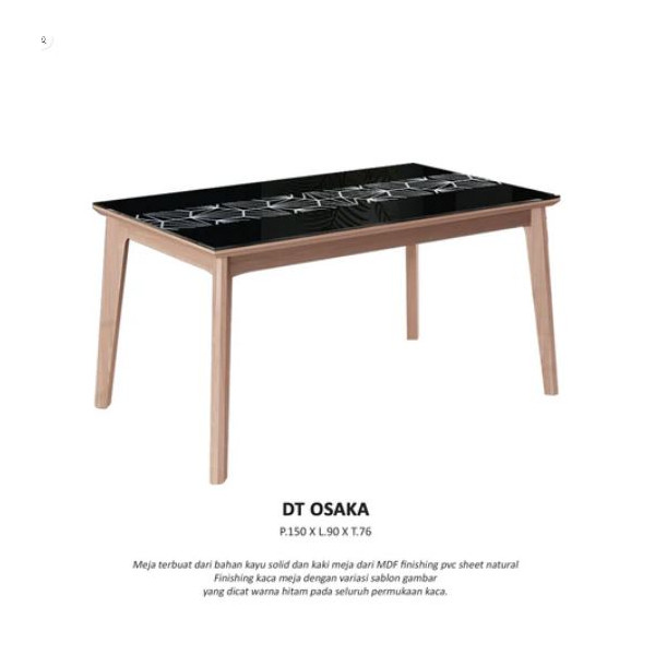 Meja Makan - Osaka Dining Table