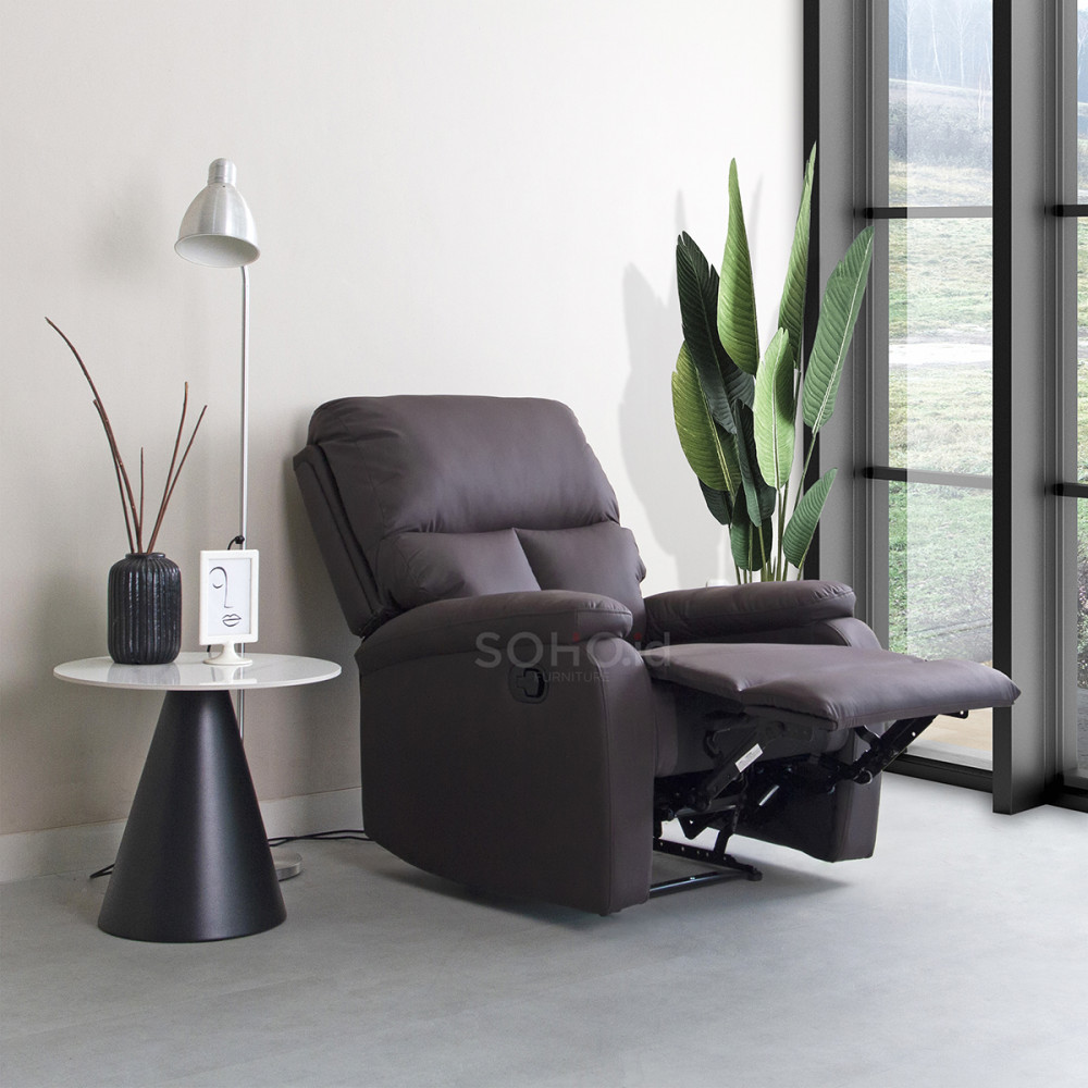 Sofa - Bobby Sofa 1 Seat Recliner Brown