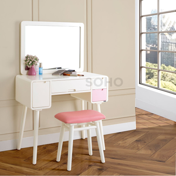 Meja Rias - Andrea Dressing Table Pink