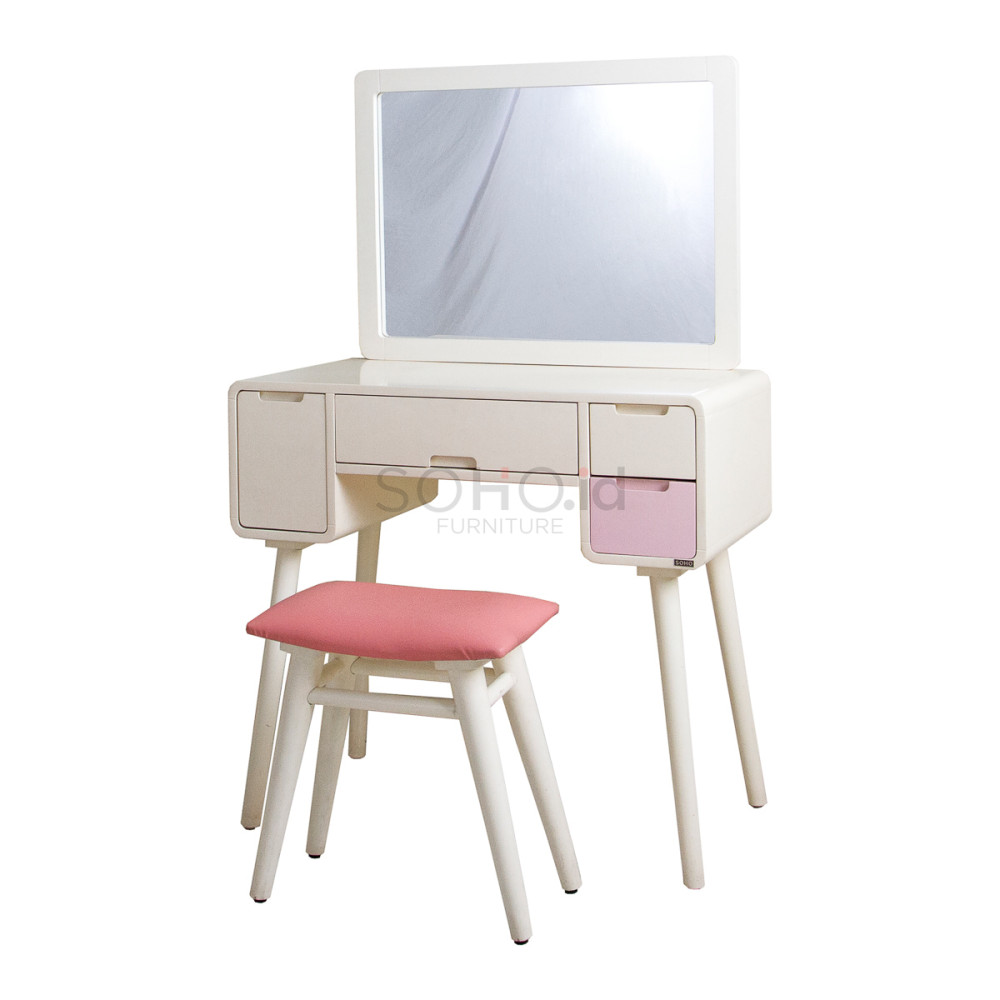 Meja Rias - Andrea Dressing Table Pink