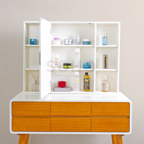 Meja Rias - Cathy Dressing Table Two Tone