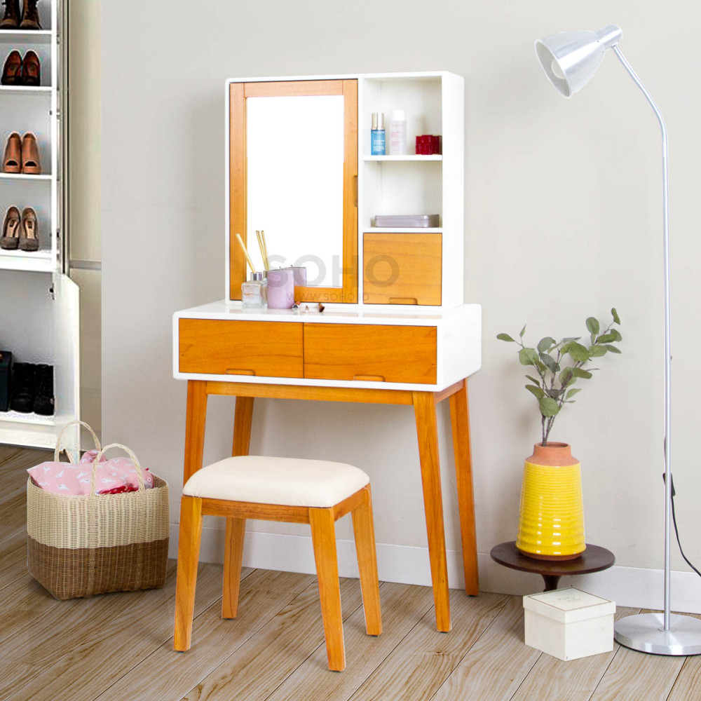 Meja Rias - Kelly Dressing Table Plus Two Tone