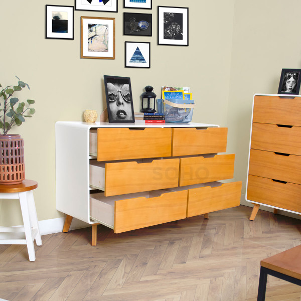 Lemari Laci - Helsinky 6 Drawers